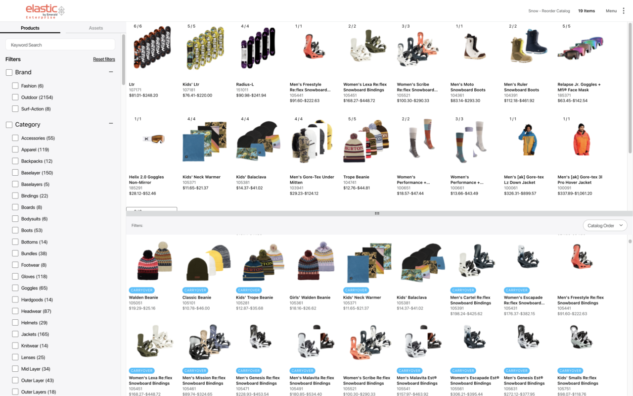 B2B Commerce for Ski & Snow Brands | Elastic Suite